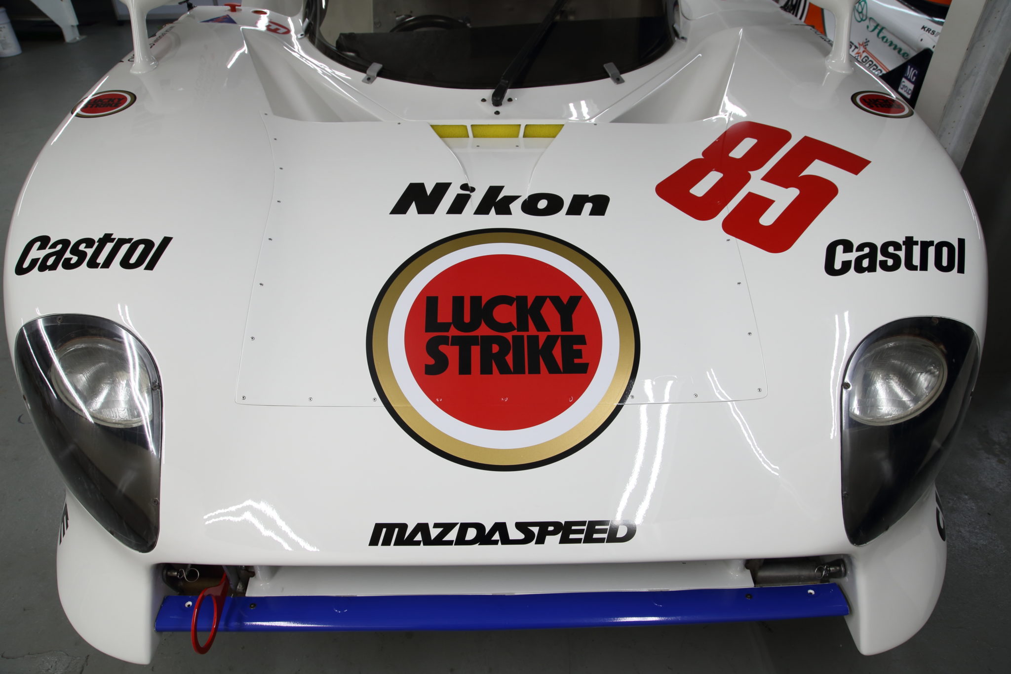 La Mazda 737C châssis 737C-001 restaurée dans sa configuration Le Mans 1985