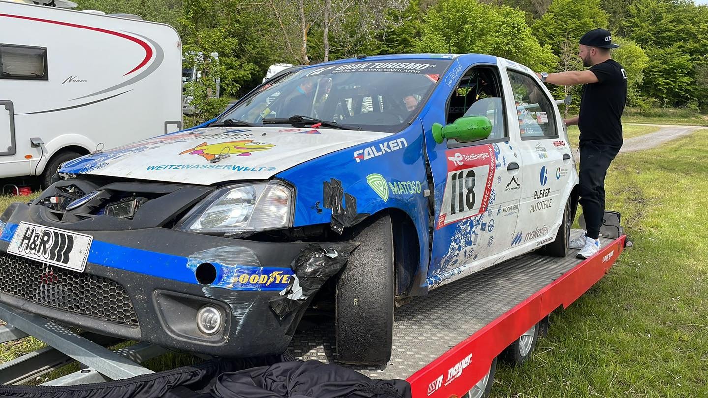 24h Nurburgring 2023 Dacia Crash