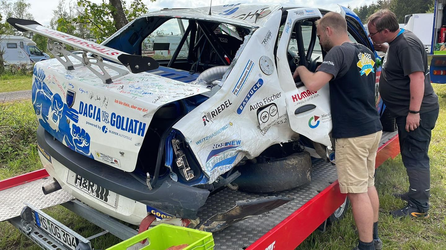 24h Nrburgring 2023 Dacia Crash